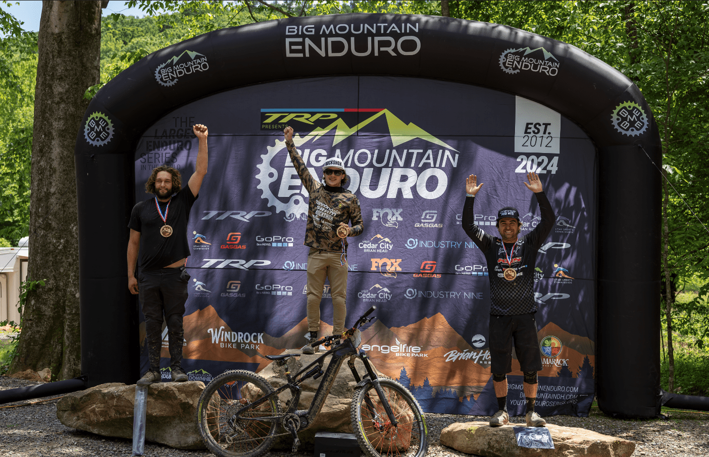 KHS Pro MTB-BME-Windrock-E-Bike Podium-Lucas Cowan - KHS Bicycles